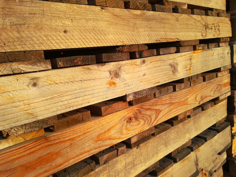 Wooden pallets stock image. Image of wooden, pallets - 98490647