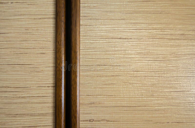 Wooden Panel with Horizontal Grain Pattern Stock Photo - Image of ...