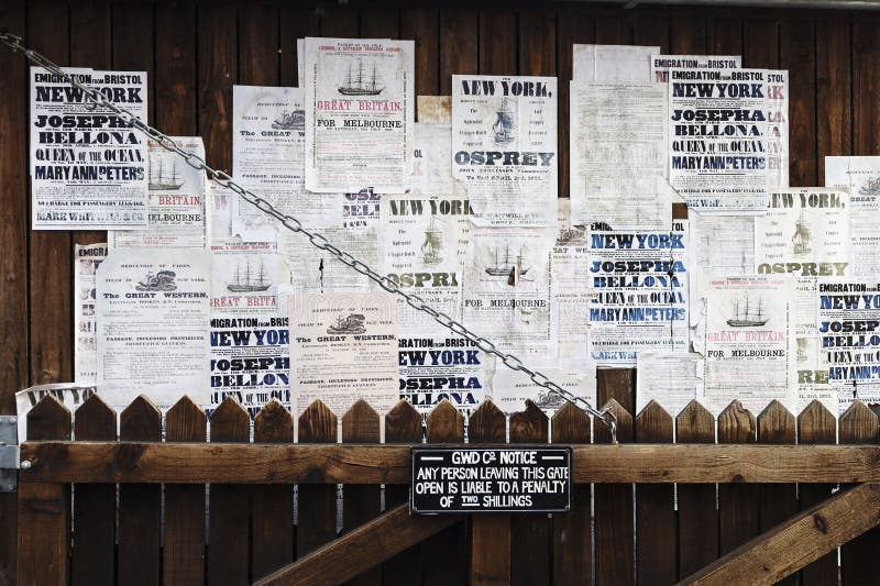 Wooden Panel with Vintage Press Clipping Editorial Photography - Image ...