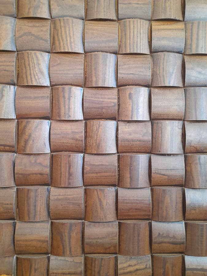 Wooden Panel. Woven Wood Panel Stock Photo - Image of cubes, floor ...