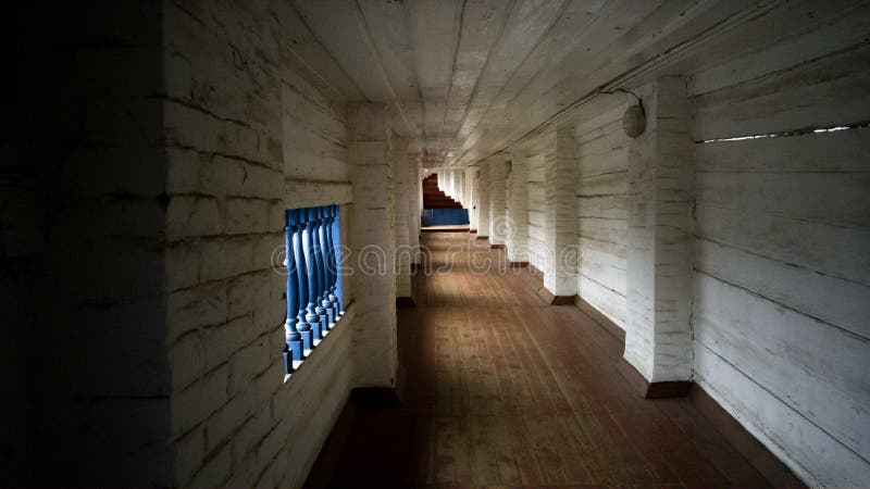 Long passageway stock image. Image of building, light - 21494547