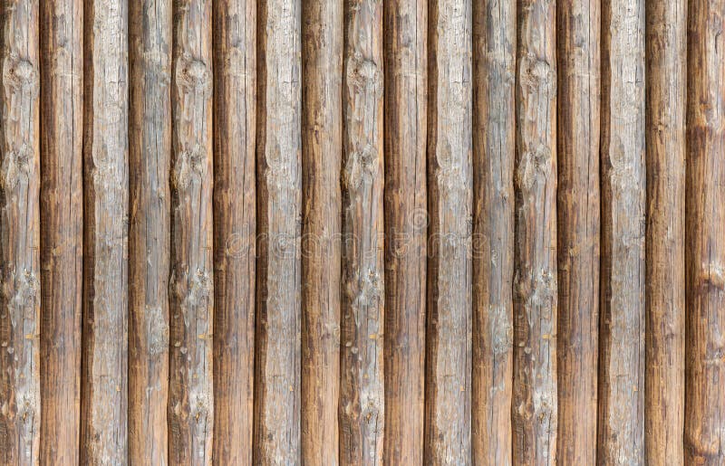 Wooden Pattern of Vertical Logs Stacked Parallel Stock Photo - Image of ...