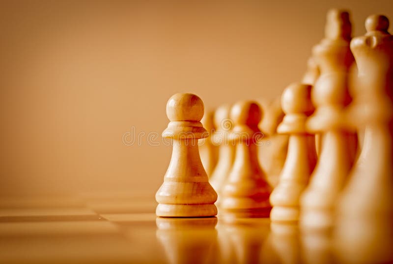 Pawn on a chess board stock photo. Image of chessboard - 32411852