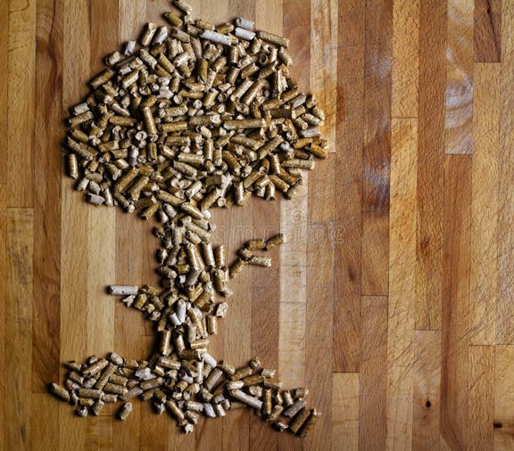 Wooden Pellet Tree stock image. Image of wood, tree, ecological - 18497745