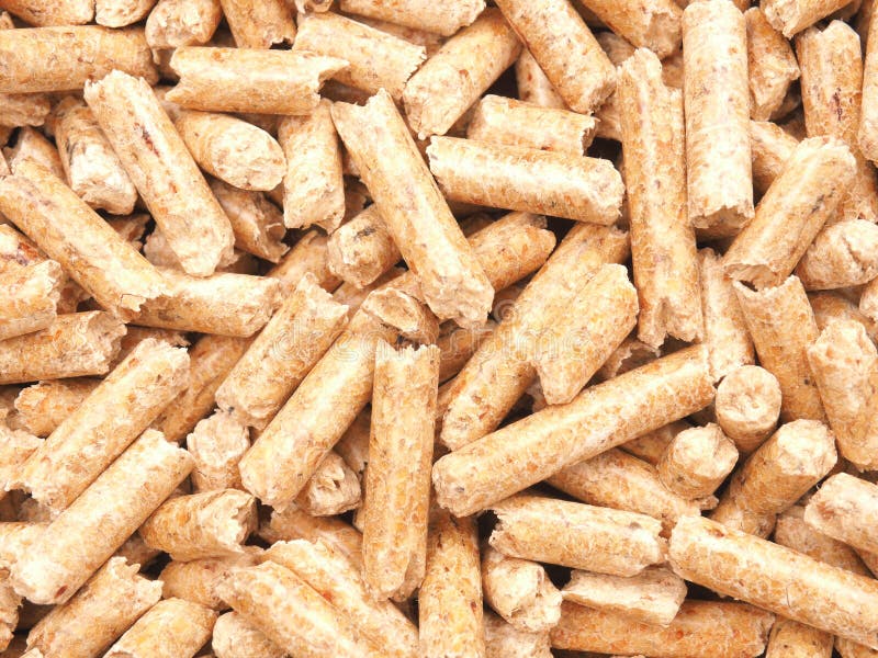 Wooden Pellets, Energy Concept Stock Image - Image of pile, economy ...