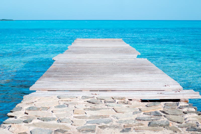 Wooden pier stock image. Image of seashore, beauty, sunny - 29286851