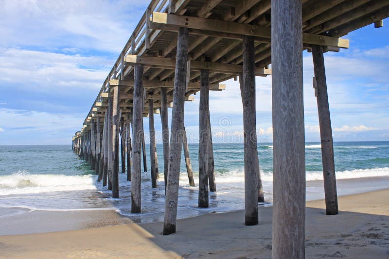 Rodanthe Pier stock photo. Image of rodanthe, piers, waves - 6580916