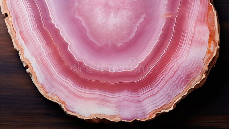 Wooden pink agate stock illustration. Illustration of wooden - 317285258