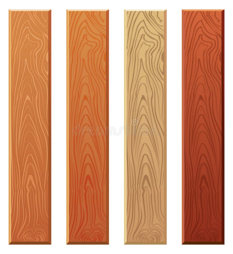 Cartoon Timber. Wood Log and Trunk, Stump and Plank. Wooden Firewood ...