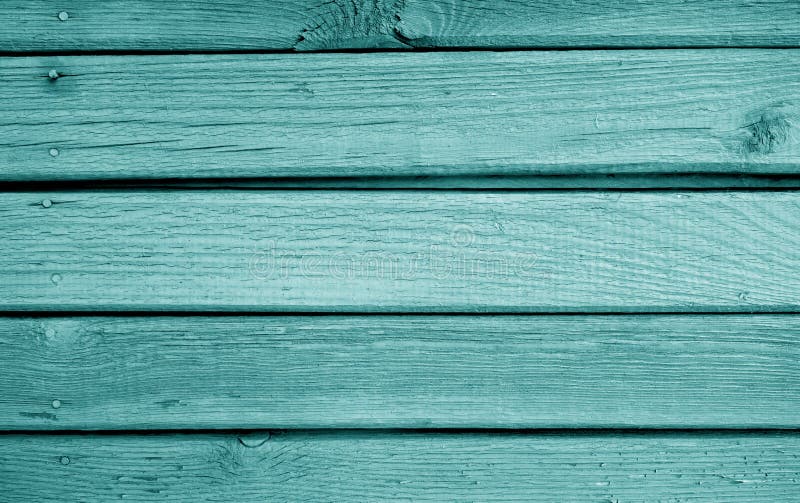 Wooden Planks Background in Cyan Color Stock Photo - Image of cyan ...