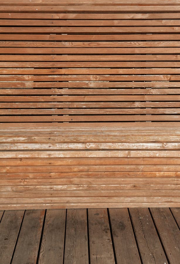 Wooden Planks of Bench Create a Rustic Background with Natural Grain ...