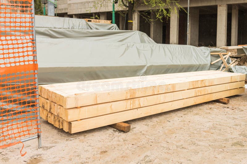 Wooden Planks at a Lumber Warehouse Stock Image - Image of board, store ...