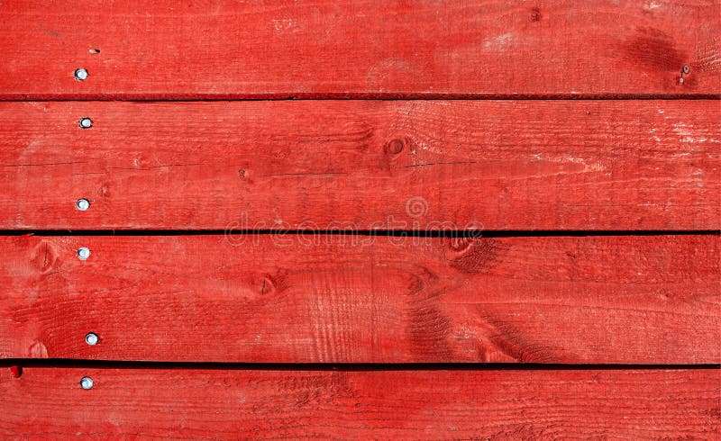 Wooden Planks Painted in Red Stock Image - Image of shabby ...