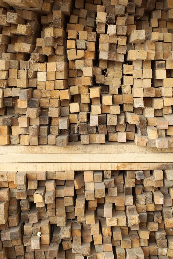 Wooden Planks Stacked in Rows Stock Photo - Image of lumber, natural ...