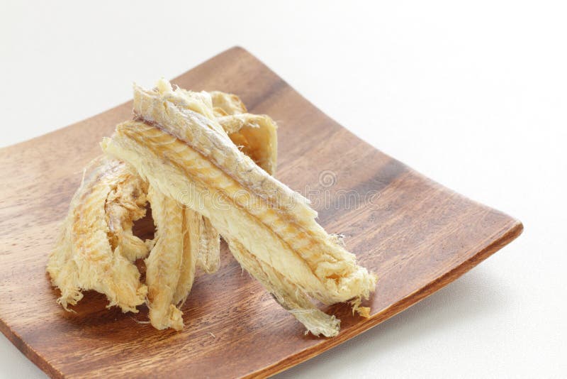 Korean Food Ingredient, Dried Cod Fish Stock Image - Image of space ...