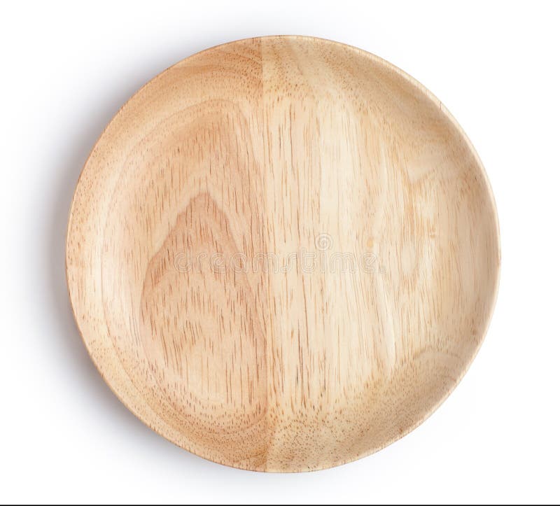 A Wooden Plate with a Bowl Placed on Top of it, Showcasing a Simple and ...