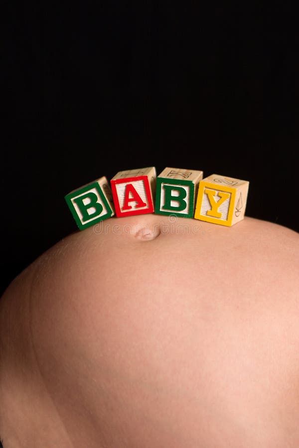 Wooden Play Blocks Spelling the Word Baby Stock Image - Image of birth ...