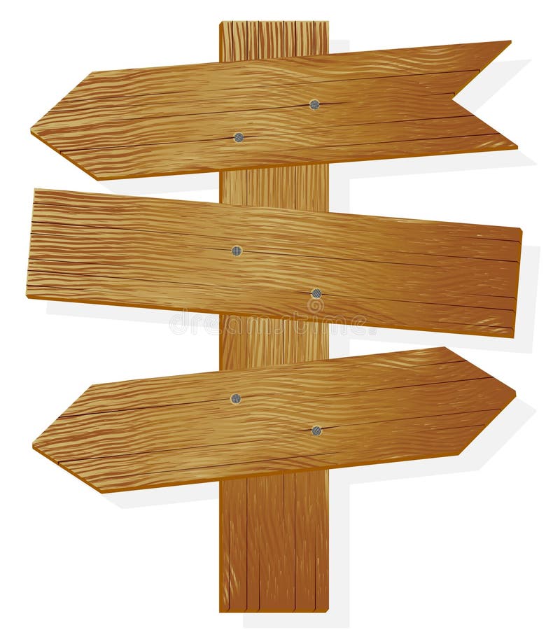 Wooden pointer. stock vector. Illustration of hole, american - 10552582