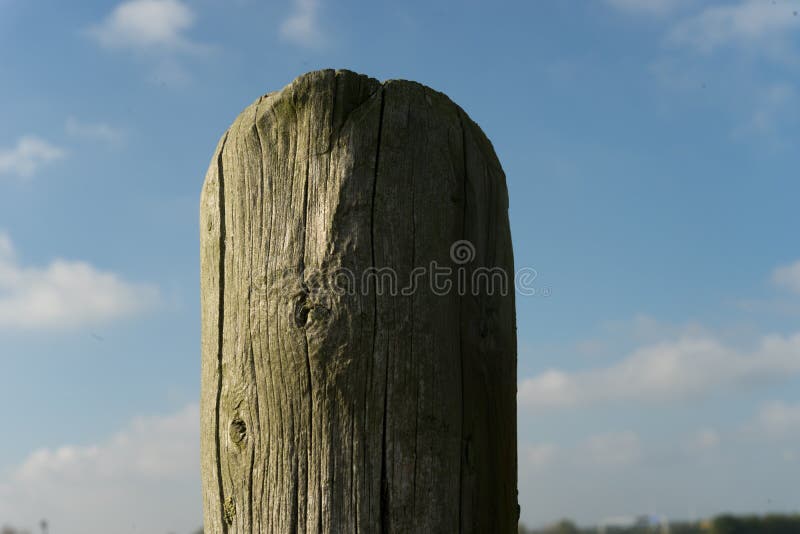 Wooden pole stock image. Image of detail, fotopz, netherlands - 84014973