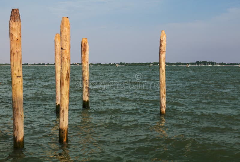 Wooden Poles stock image. Image of wooden, italy, pole - 28514659