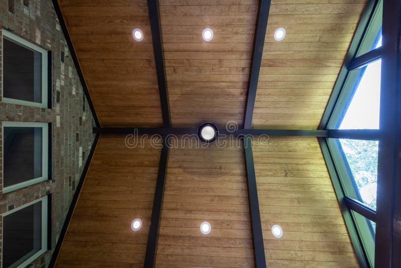 Wooden Porch Roof View stock photo. Image of carpenter - 239585216