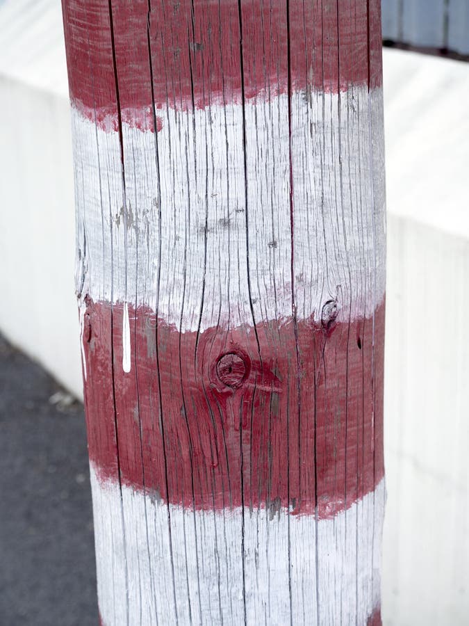 White Painted Wood Post stock image. Image of pattern - 3538847