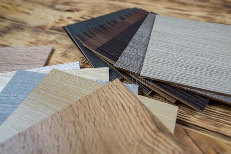 Wooden Premium Sampler for Design of Modern Apartments Stock Image ...