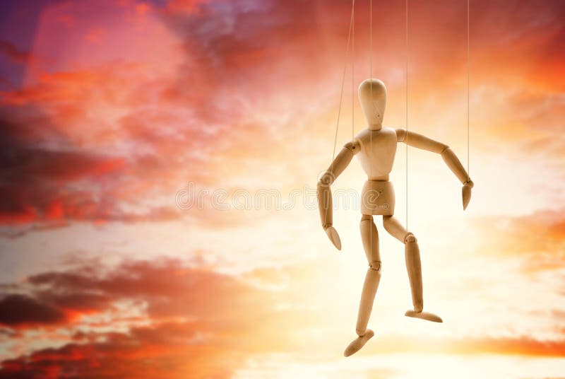 Wooden puppet stock image. Image of joint, manipulation - 8753023