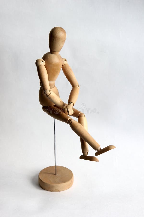 Wooden puppet man dancing stock image. Image of inanimate - 26909395