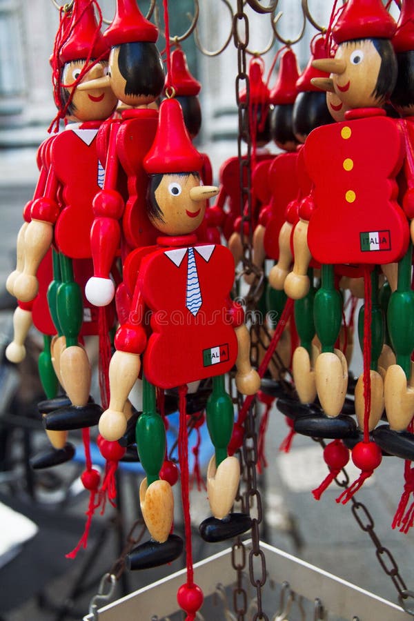 Wooden puppet stock photo. Image of long, italy, nose - 61609346