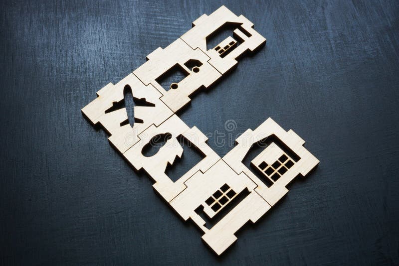 A Wooden Puzzle about Supply Chain Management. Interconnected Processes ...