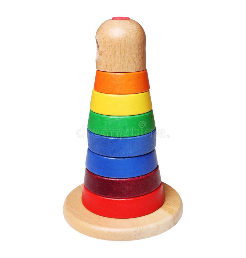 Wooden pyramid puzzle stock photo. Image of puzzle, solution - 23354932