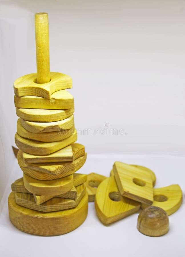 Wooden pyramid toy stock photo. Image of pyramid, structure - 99837142