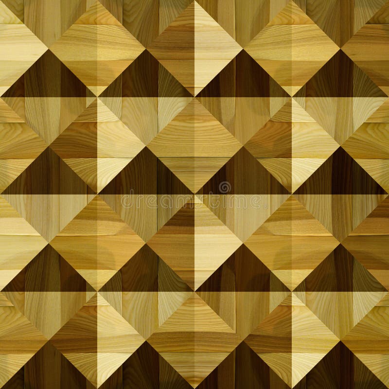 Wooden Pyramids Stacked for Seamless Background Stock Image - Image of ...