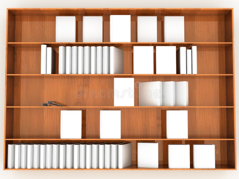 Rack Book Shelf Wooden Texture Stock Vector - Illustration of ...