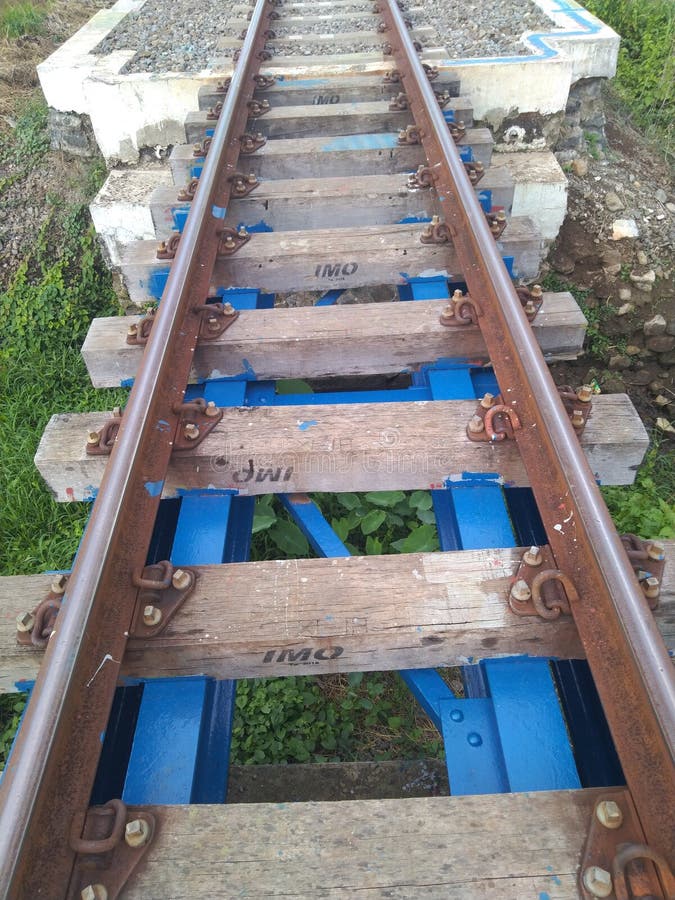 A Wooden Rail Road Bridge in Indonesia& X27;s Central Java Stock Image ...
