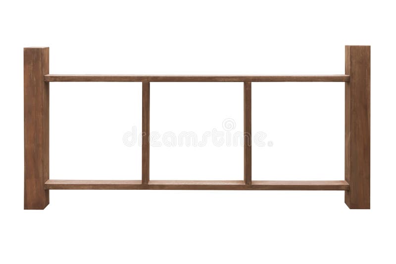 Wooden railing isolated stock image. Image of background - 156545469