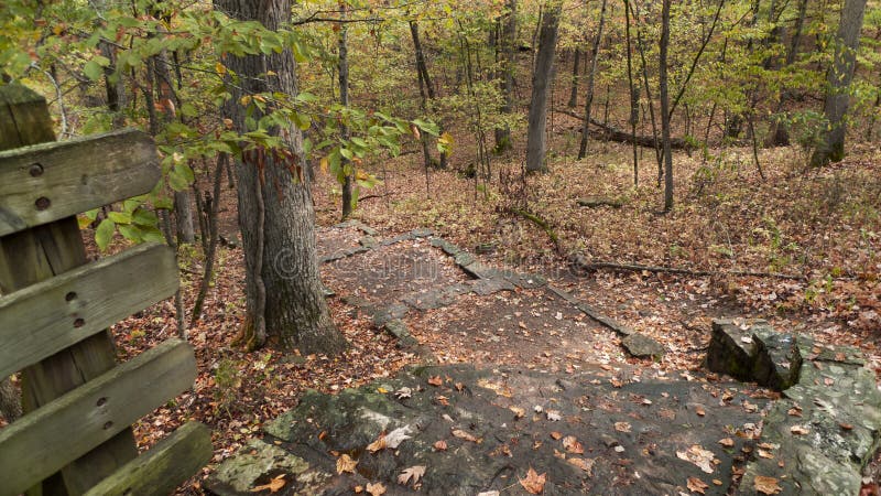 Devils Den State Park, Arkansas, Stone Pathway Down the Mountain Trail ...