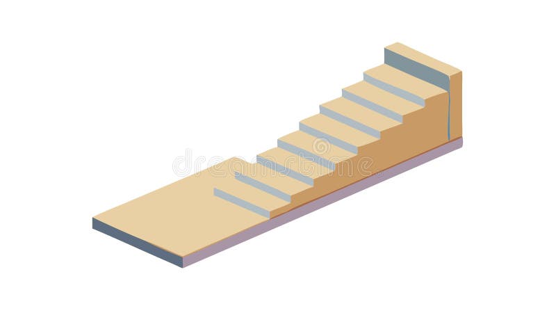 Wooden Ramp Steps Accessible Pathway, Vector Design Generative AI Stock ...