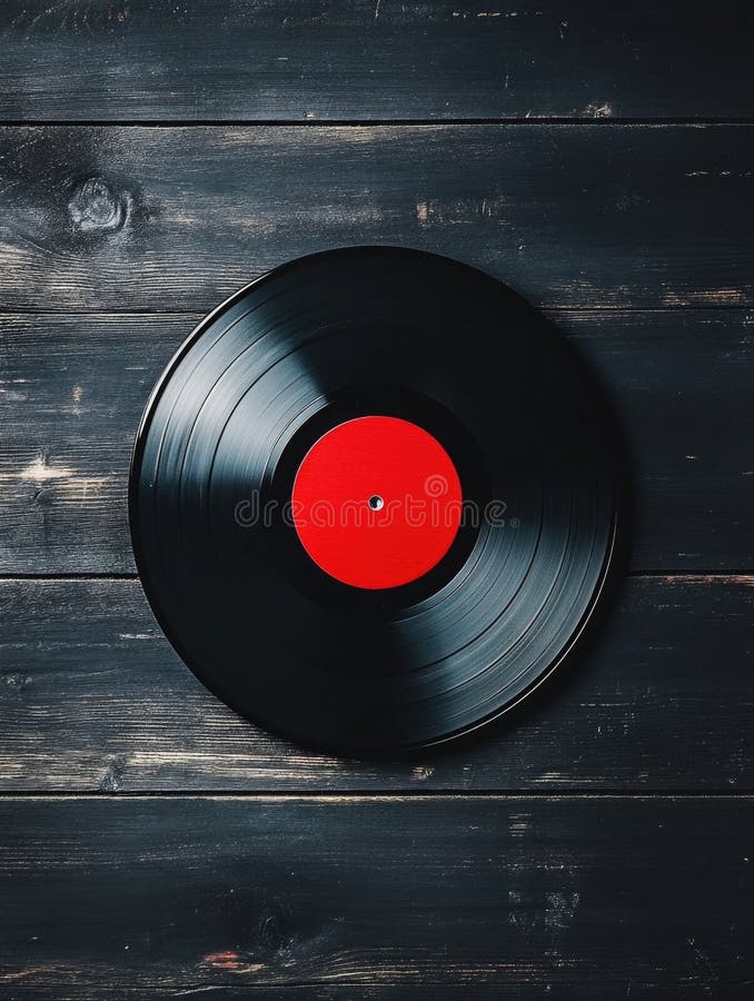 Wooden Record Disc stock image. Image of retro, track - 382057309