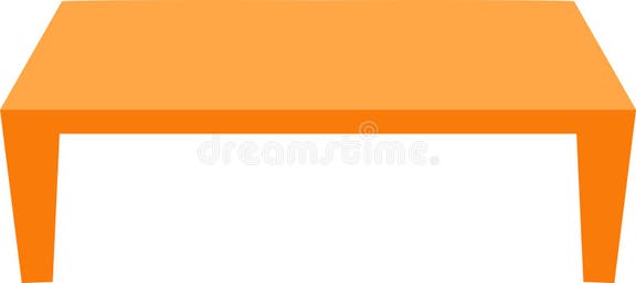 Wooden Rectangle Table stock vector. Illustration of interior - 307514627