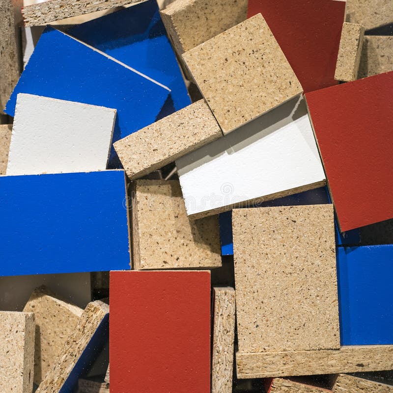 Wooden Red and Blue Bricks Background Texture Stock Photo - Image of ...