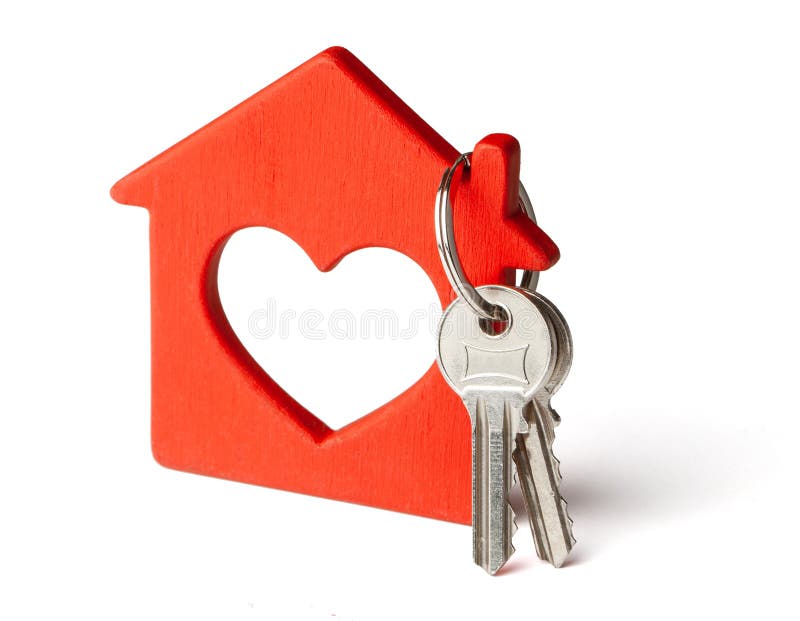 House And Keys On Palm Of Hand Stock Image - Image of little, house ...
