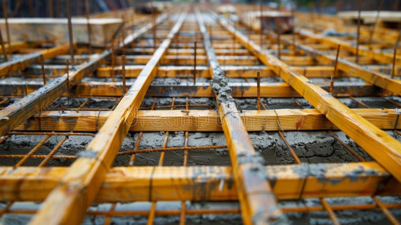 Wooden Reinforcements are P within the Formwork To Provide Additional ...