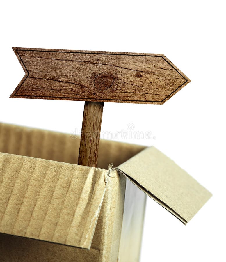 Wooden Road Sign Out Box Stock Photos - Free & Royalty-Free Stock ...