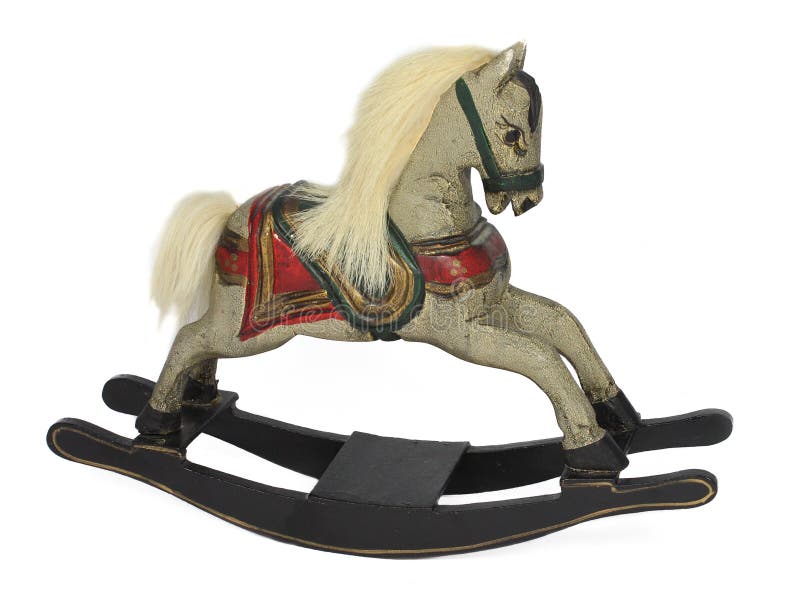 Vintage rocking horse stock photo. Image of retro, riding - 16474514