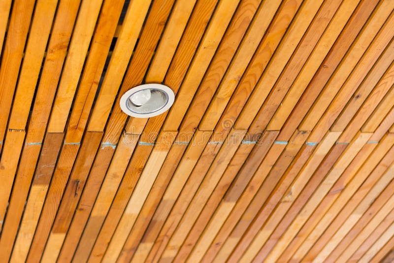 Wooden Roof with Downlight for Interior , Soft - Focus Stock Image ...