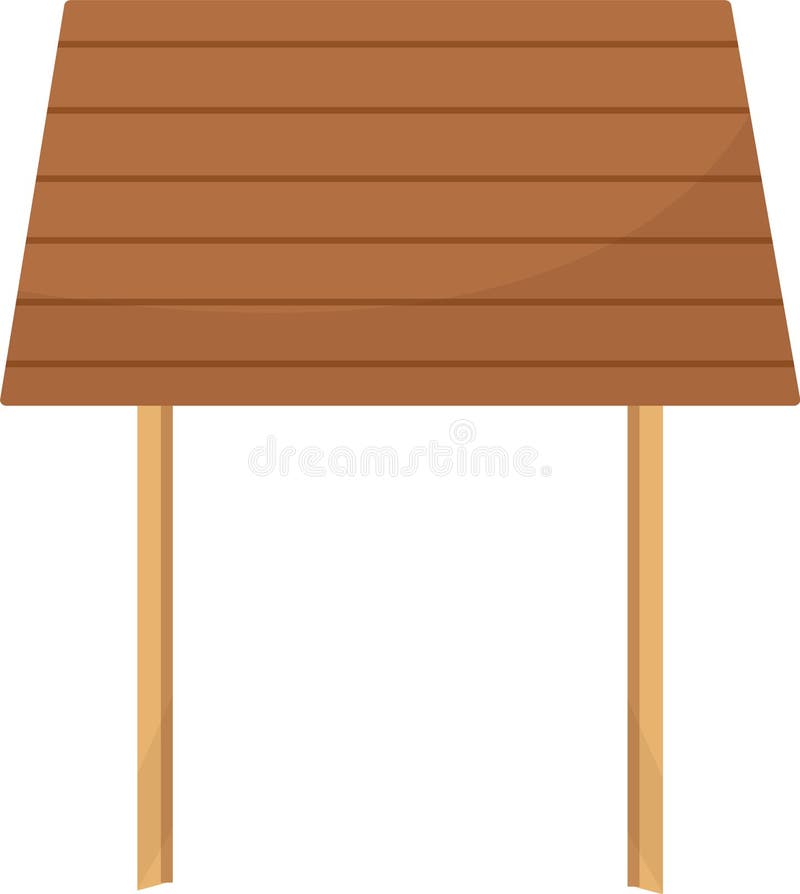 Wooden Roof Structure stock vector. Illustration of wood - 289324302
