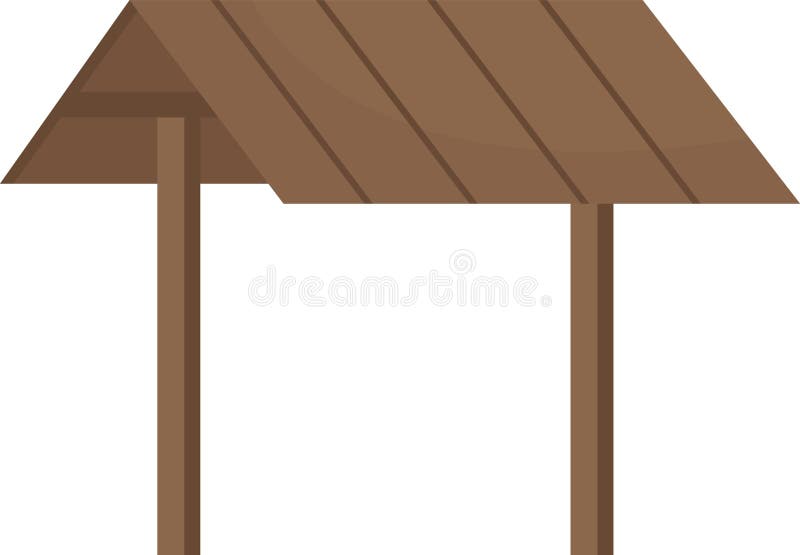 Wooden Roof Structure stock vector. Illustration of home - 289324503