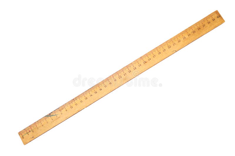 Wooden ruler. stock image. Image of ruler, long, dusty - 7762539